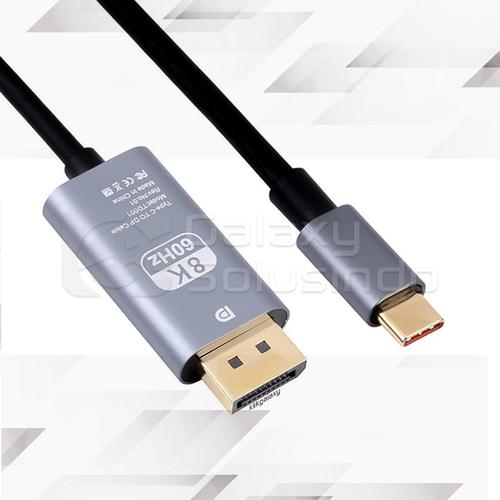 Jual Converter Type-C to Display Port DP 8K x 4K 60Hz 2M Cable - Kota ...