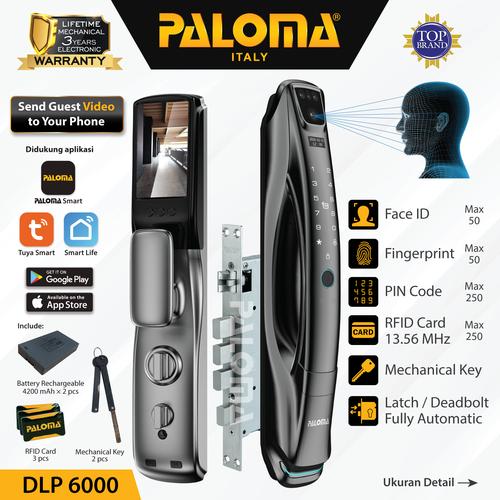 Promo PALOMA DLP 6000 Digital Lock Smart Home Kunci Pintu Door Handle ...