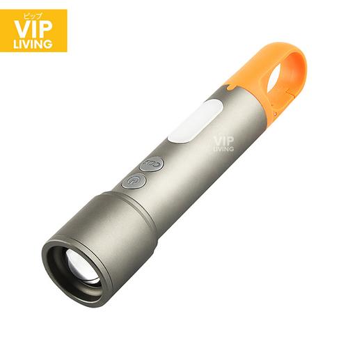 Promo Senter Led Super Terang Mini Rechargeable Silver 20w - Jakarta ...