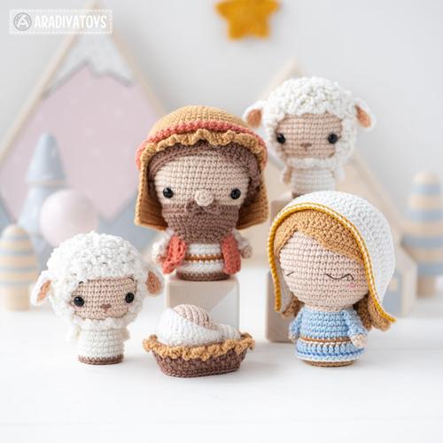 Jual [e-pattern] Pola rajut Amigurumi crochet pattern edisi nativity ...