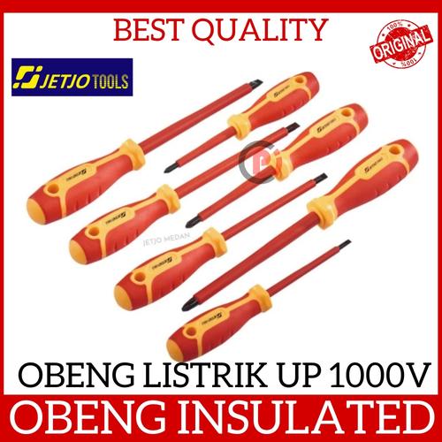 Jual JETJO TOOLS Obeng Insulated Khusus Listrik 1000V Banyak Pilihan ...
