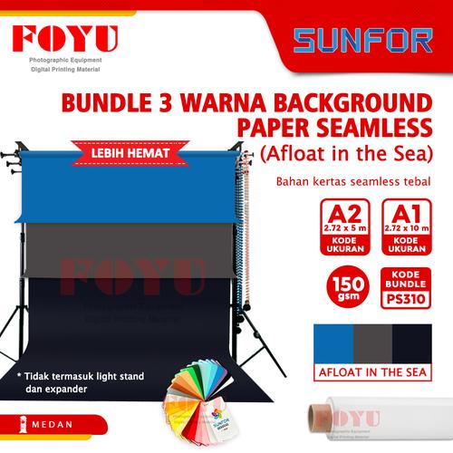 Jual 3 Background Backdrop Studio Paper Kertas Polos Seamless Sunfor ...