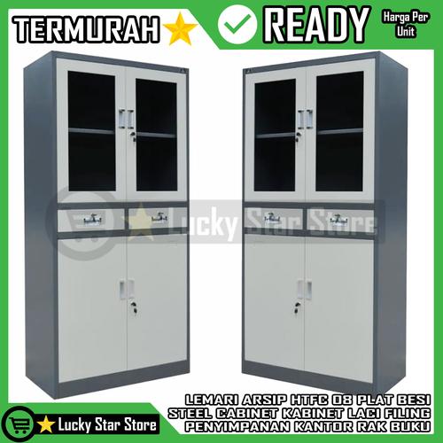Jual [Instan] Lemari Arsip Kantor Kabinet Besi Filling Cabinet HTFC 08 ...