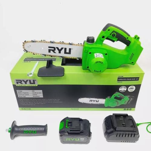Jual Mesin Cordless Chain Saw / Gergaji Kayu 10 Inch - 20V RYU (RCCH-10 ...
