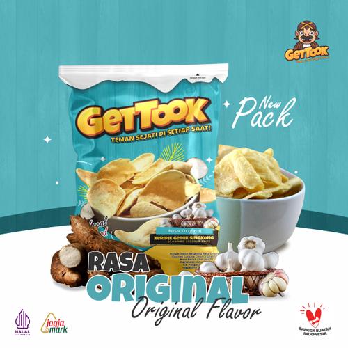 Jual Keripik Getuk Singkong Gettook 50g Original Gurih dan Renyah ...