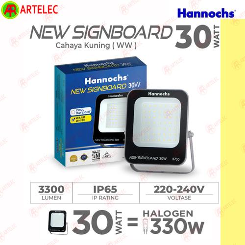 Jual lampu tembak led sorot HANNOCHS New Signboard 30w Kuning ...