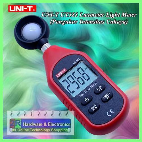 Jual UNI-T UT383 Luxmeter Light Meter (Pengukur Intensitas Cahaya ...