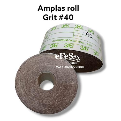 Jual AMPLAS ROLL KAIN 3AS grit 40 Aluminium Oxide - Jakarta Barat ...