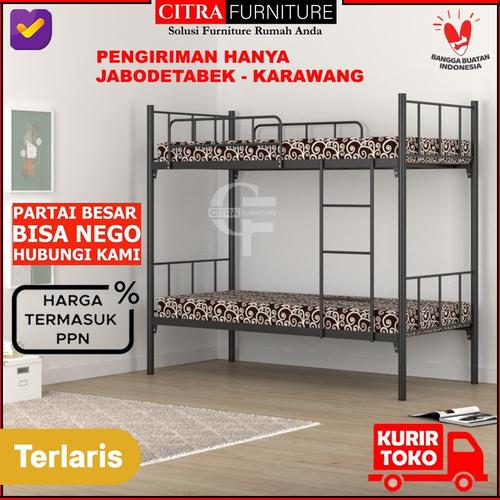 Jual Ranjang Tingkat Besi Ranjang Susun Minimalis Dipan Kasur