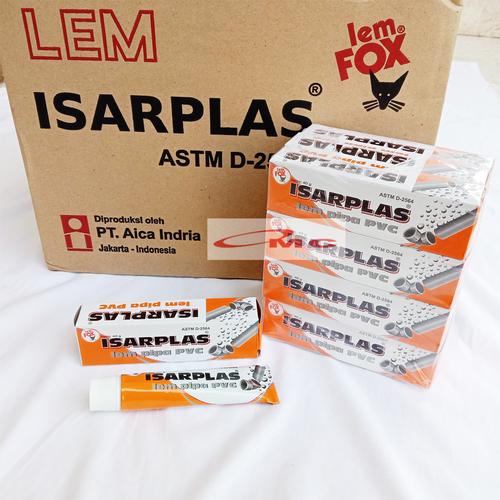 Jual Lem Isarplas Fox Pipa Pralon PVC Fitting Talang Air 40 Gram LEM-IT ...