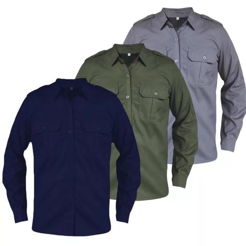 Jual Kemeja lapangan PDL lengan panjang/Kemeja PDH - Hijau Army, S ...