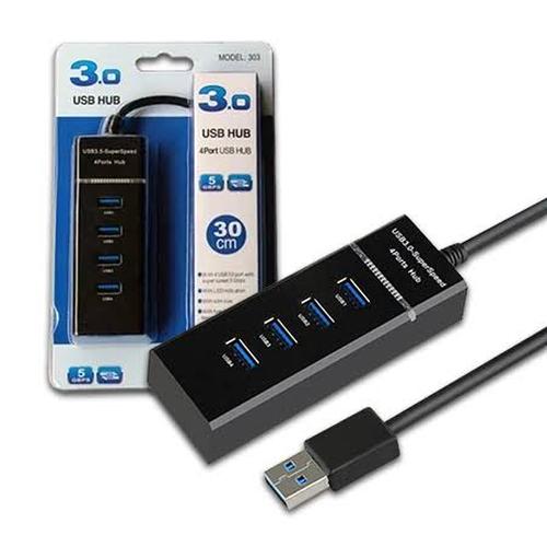 Jual USB HUB 4PORT USB3.0 30CM / Hub 4 port 30 cm USB 3.0 - KABEL 30CM ...