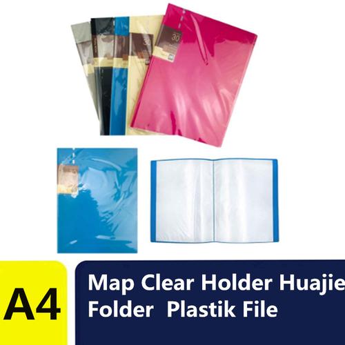 Promo Map Clear Holder * Huajie Folder * Display Books A4 * Plastik ...