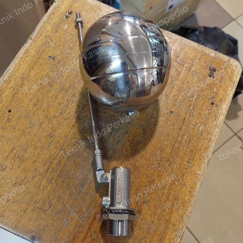 Jual Floating valve stainless / pelampung tangki air stainless 1 1/2 ...