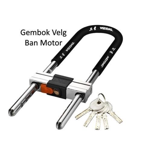 Promo Gembok Velg Ban Motor dan Sepeda Kunci Pengaman Motor Anti Maling ...