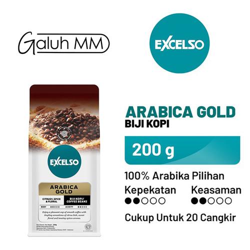 Promo Excelso Arabica Gold Biji Kopi 200 Gram - Kota Malang - Galuh MM ...