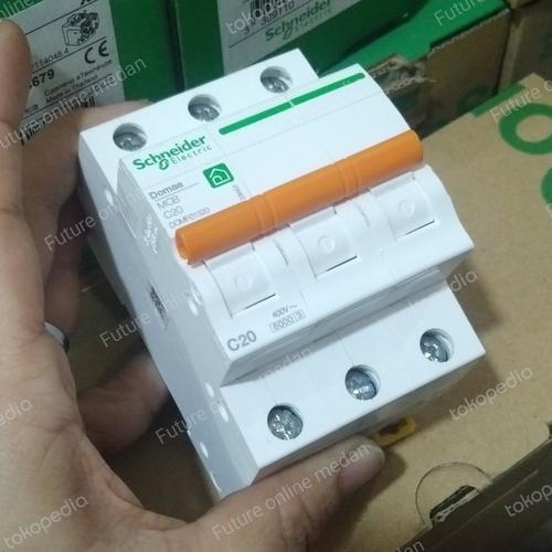 Jual Mcb 3 phase Schneider 6A 10A 16A 20A 25A 32A 40A 50A 63A TyPe ...