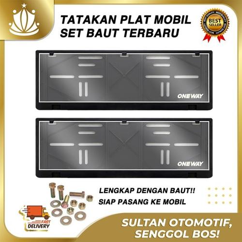 Jual RUSH TERIOS Tatakan Dudukan Plat Nomor Mobil Akrilik Mika ONEWAY Set - Jakarta Barat ...