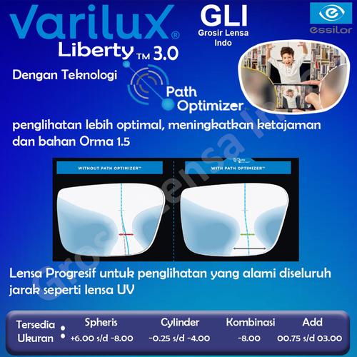 Jual Lensa Essilor Progresif Varilux Liberty 3.0 Crizal Prevencia ...
