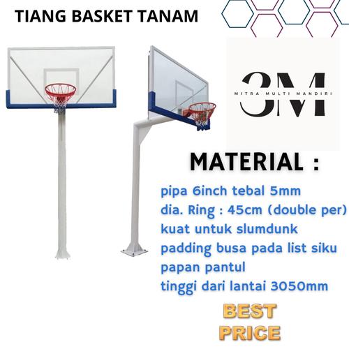 Jual Ring basket tanam Papan Pantul akrilik 15mm Basket Murah - Kab ...