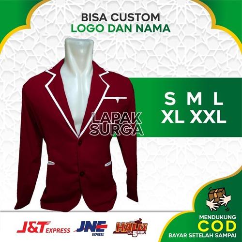 Jual Jas Almamater lis kuning ( Jas kampus, Jas pesantren, Jas sekolah ...