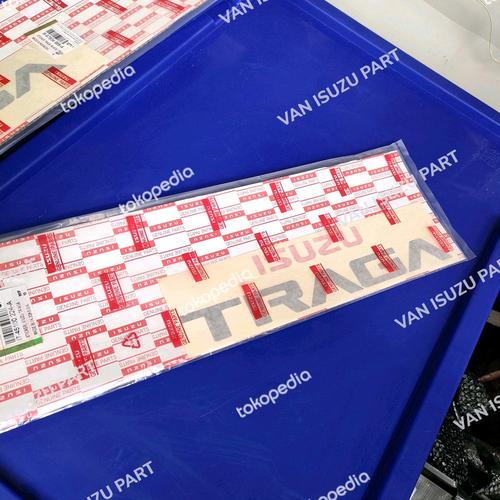 Jual STIKER SETIKER STICKER DECAL ISUZU TRAGA EURO4 HITAM ORIGINAL ...