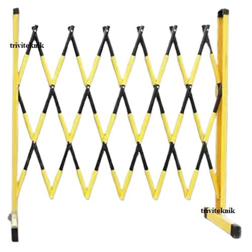 Jual expandable barrier board safety,palang pagar besi lipat Pembatas ...
