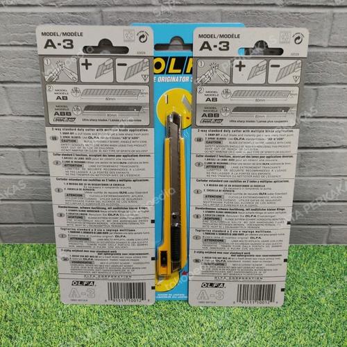 Jual Pisau Cutter Knife 9mm Snap-Off Blade Cutter A-3 OLFA JAPAN - Jakarta Barat - SATA PERKAKAS ...