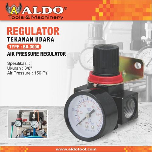 Jual REGULATOR TEKANAN UDARA 3/8" - BR-3000 / AIR PRESSURE REGULATOR ...