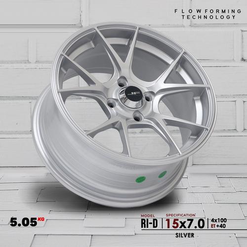 Jual Velg JF LUXURY RI-D (RING 15 4x100) Flow Forming - Silver - Kab ...