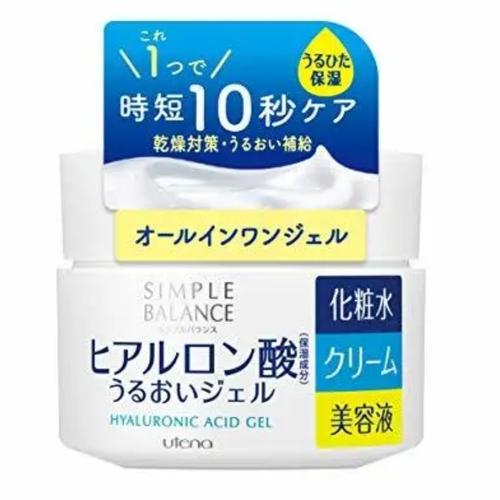 Jual Made in JAPAN Utena Simple balance moisture gel cream 100g ...