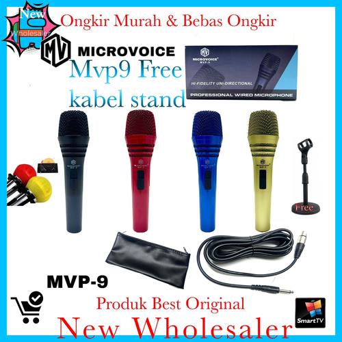 Jual Mic kabel Karaoke Microvoice MPV9 Original Room vokal Audio ...