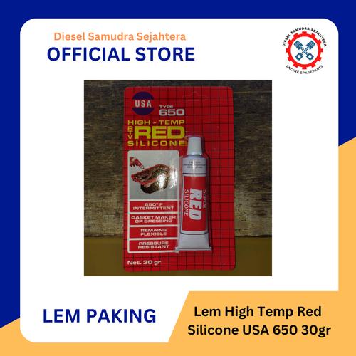 Jual Lem High Temp Red Silicone USA 650 30gr, 70gr - 30gr - Kota Surabaya - Diesel Samudra ...