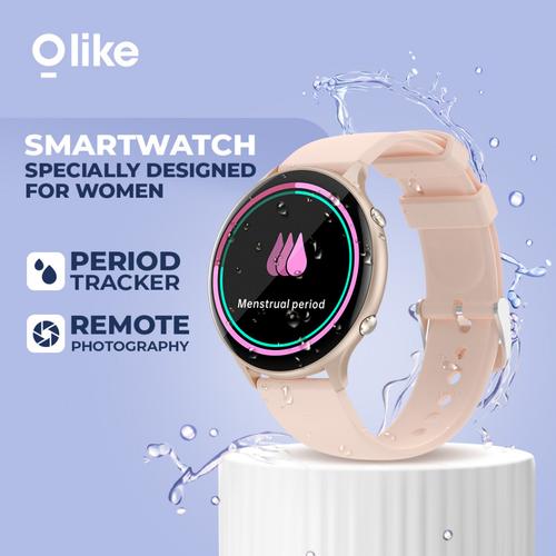 Promo OLIKE SMARTWATCH CUSTOM WATCH FACE TOUCH WATERPROOF HEALTH SPORT ...
