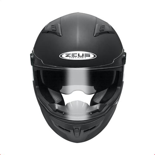 Jual helm besar big size XXL Zeus 813 matt black doff hitam dop full ...