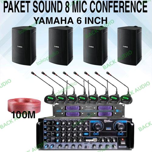 Jual PAKET SOUND SYSTEM RAPAT KANTOR 8 MIC CONFERENCE PAKET MEETING ...