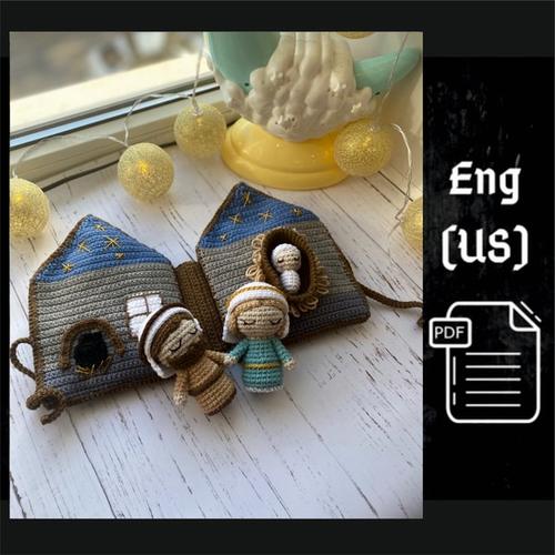 Jual [e-pattern] Pola rajut Amigurumi crochet pattern edisi nativity ...