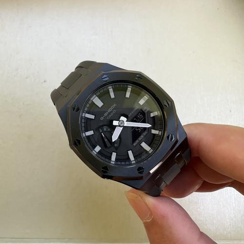 Jual casio oak ga2100 casio mod steel g-shock ga-2100 custom steel ...