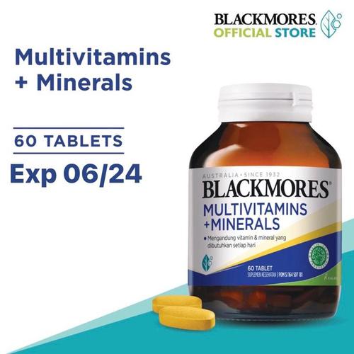 Jual NEW!! Blackmores Multivitamins + Minerals 1 Tablet Sehari Isi 60 atau - 30 tablet - Kota ...