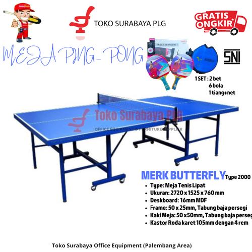 Jual Meja Pingpong Tenis Meja Butterfly Meja Pimpong Meja Tennis Table ...