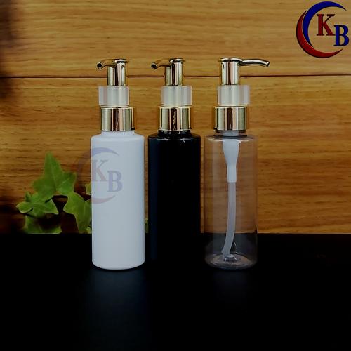 Jual BOTOL PUMP 100 ML CLIP OIL GOLD / BOTOL RF PET 100ML TUTUP NECK 24 - BOTOL BENING - Kab ...