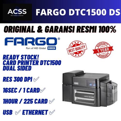 Jual Printer ID Card Fargo DTC1500 / DTC 1500 DUAL SIDE Original dan ...
