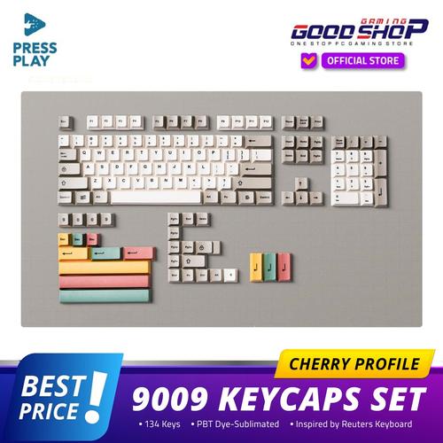 Jual Press Play 9009 PBT Dye Sub Sublimated Keycaps Set - Jakarta Pusat - Goodgamingshop | Tokopedia