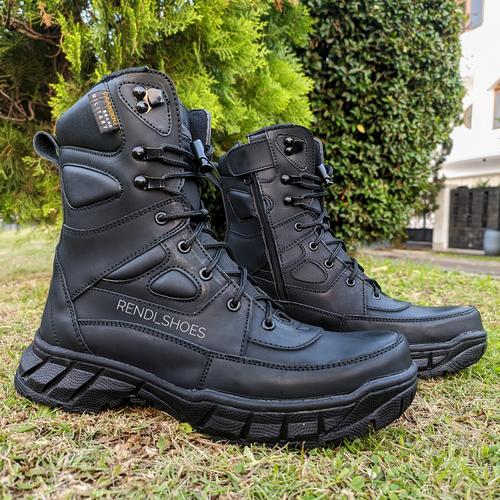 Jual SEPATU PDL TNI POLRI POLPP SECURITY SAFETY UJUNG BESI ORIGINAL ...