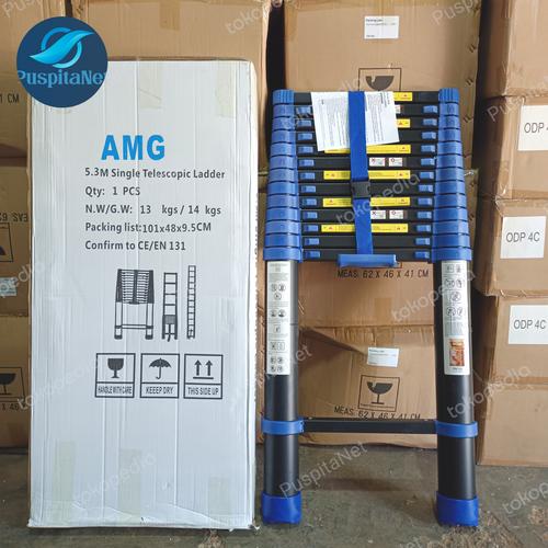 Jual tangga teleskopik 5,3mtr/Tangga teleskop amg 5,3mtr - Jakarta ...