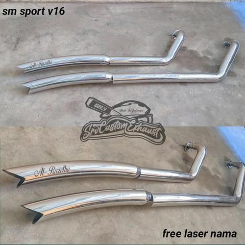 Jual knalpot custom sm sport v16 malaysia ala harlay davidsion - Kab ...