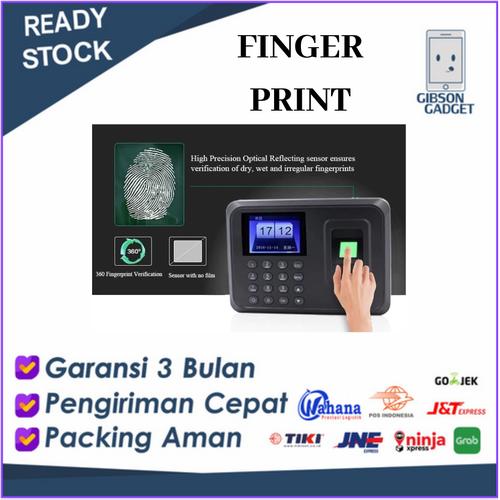 Jual MESIN ABSEN A3 FINGERPRINT SIDIK JARI MESIN ABSENI FINGER PRINT F ...