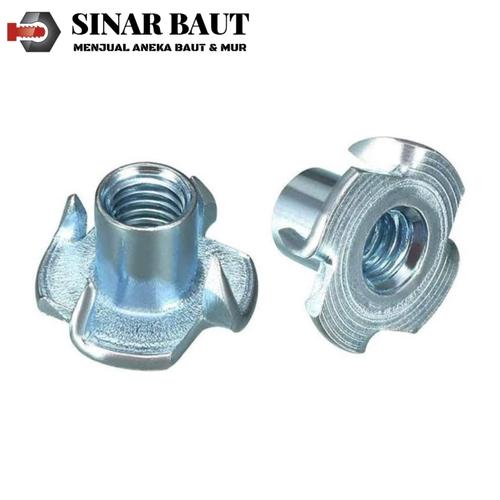 Jual mur cakar T-nut tee nut m5 m6 m8 mur gigi - 5m (1pc) - Kota Medan ...