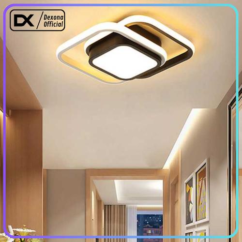 Jual Lampu LED 3 Warna Plafon Ruangan Rumah 42W Kotak Nordic Minimalis ...