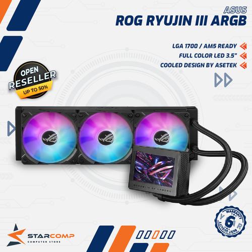 Jual ASUS ROG RYUJIN III 360 AIO Liquid Cooler 360mm 3.5" LCD Display ...